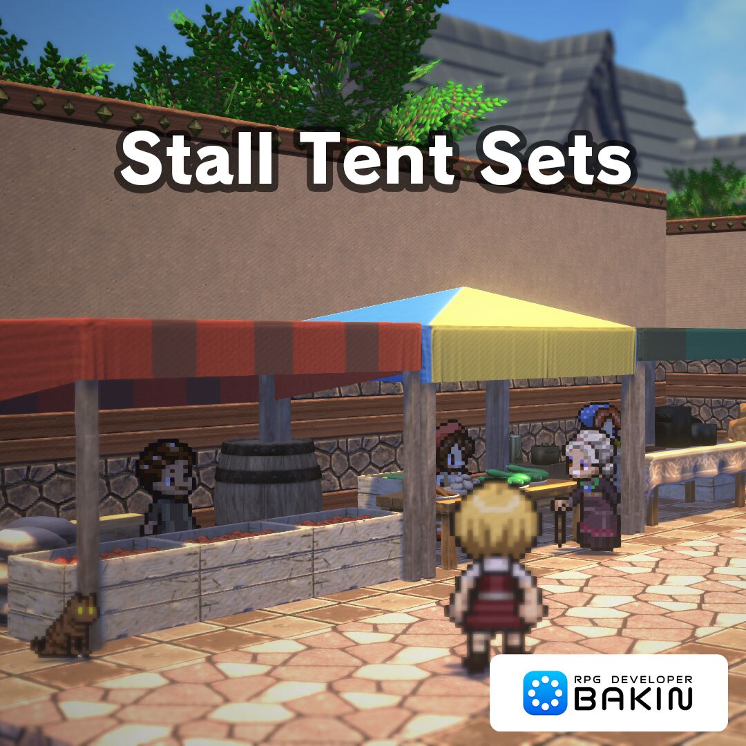 Stall Tent Sets - RPG Developer Bakin